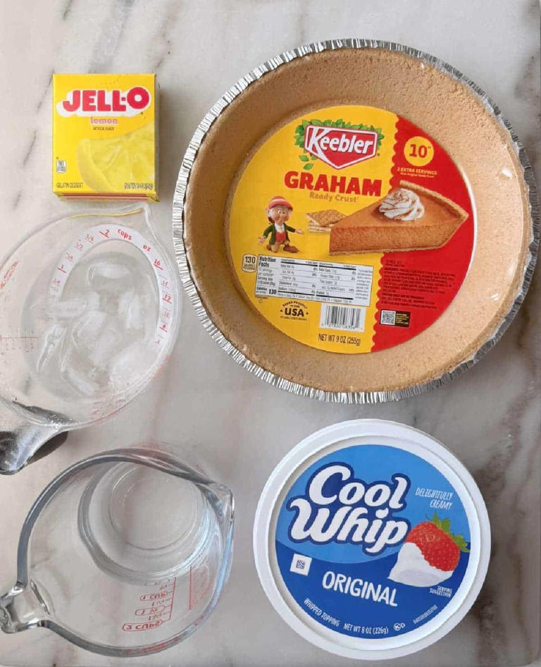 The easiest lemon jello pie