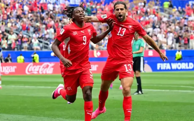 Johan Manzambi's brace fires Switzerland to 4-1 win over Bosnia at FIFA ...