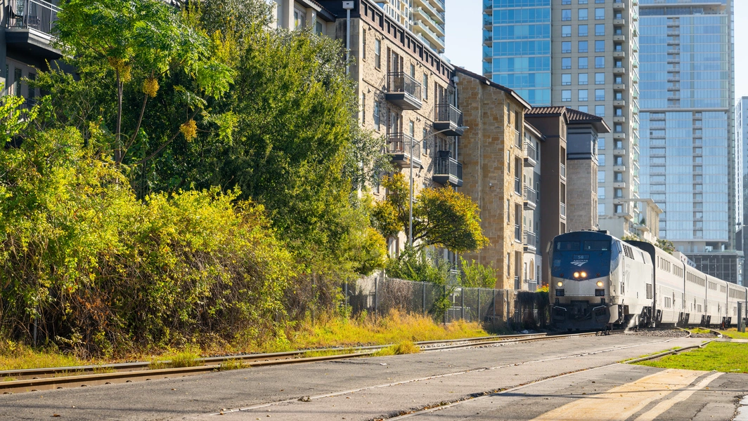 Scenic rail journey on the Sunset Limited
