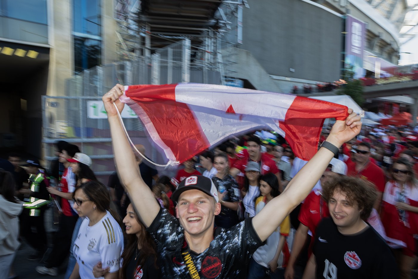 World Cup fans in Vancouver painting the town red after Canada gorges ...