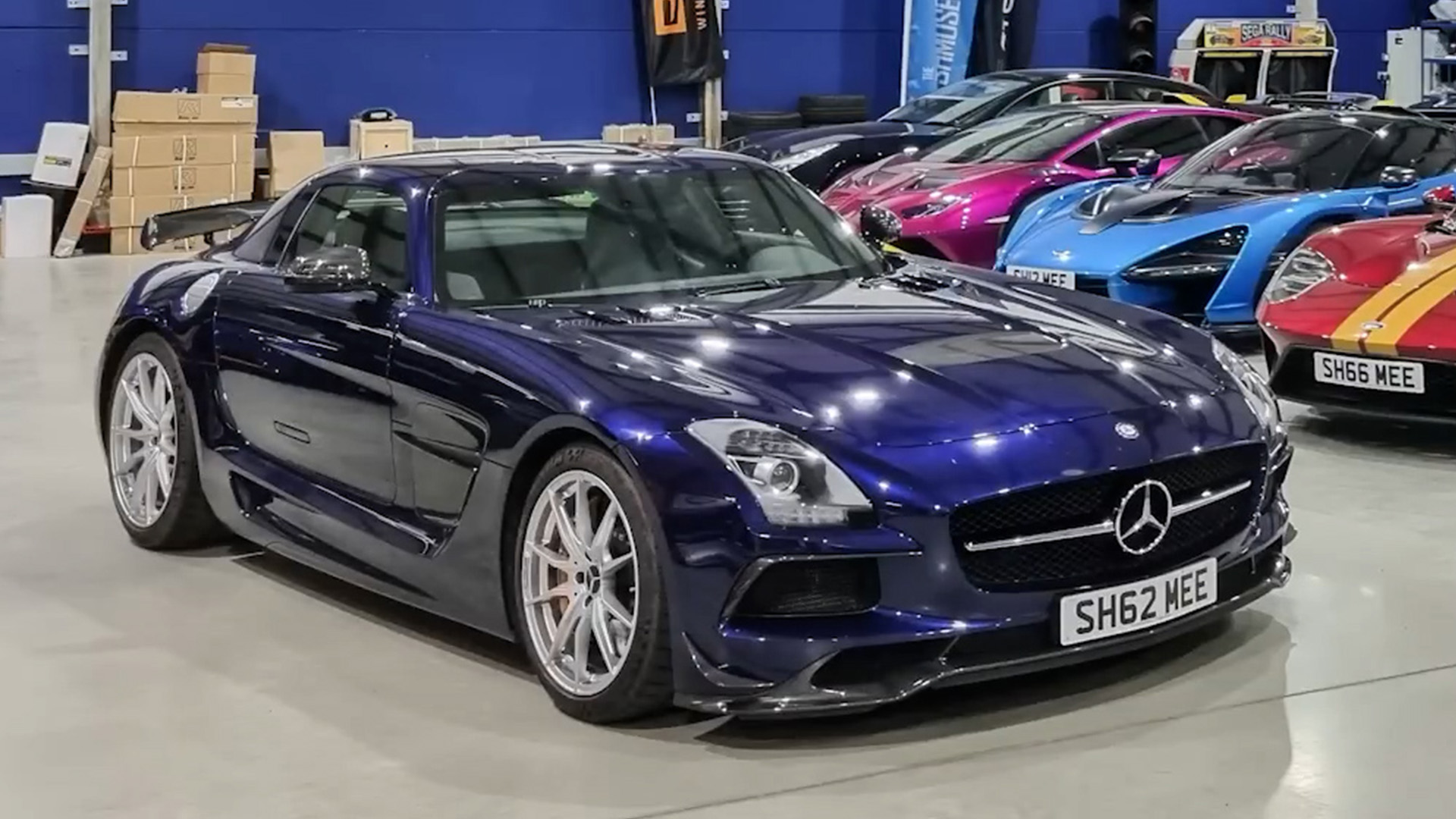 First drive in my Mercedes SLS AMG Black Series after the repairs