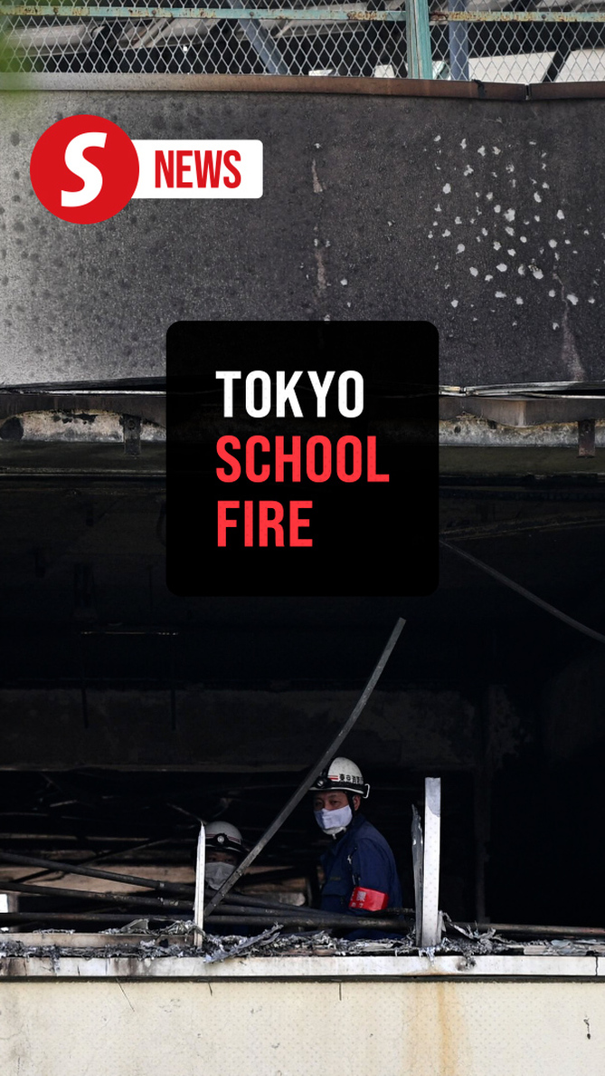 Tokyo primary school evacuated after fire breaks out