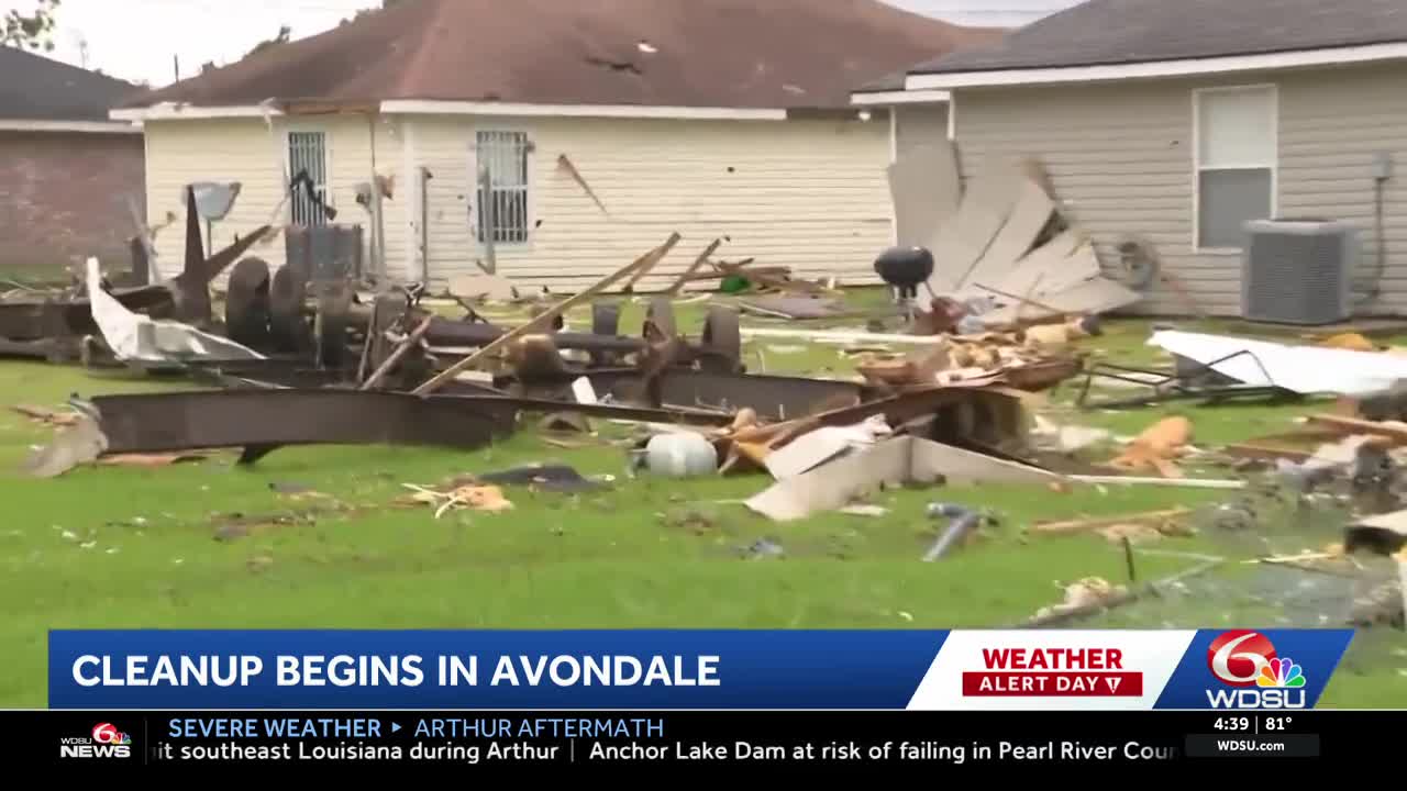 Cleanup continues in Avondale after extensive tornado damage