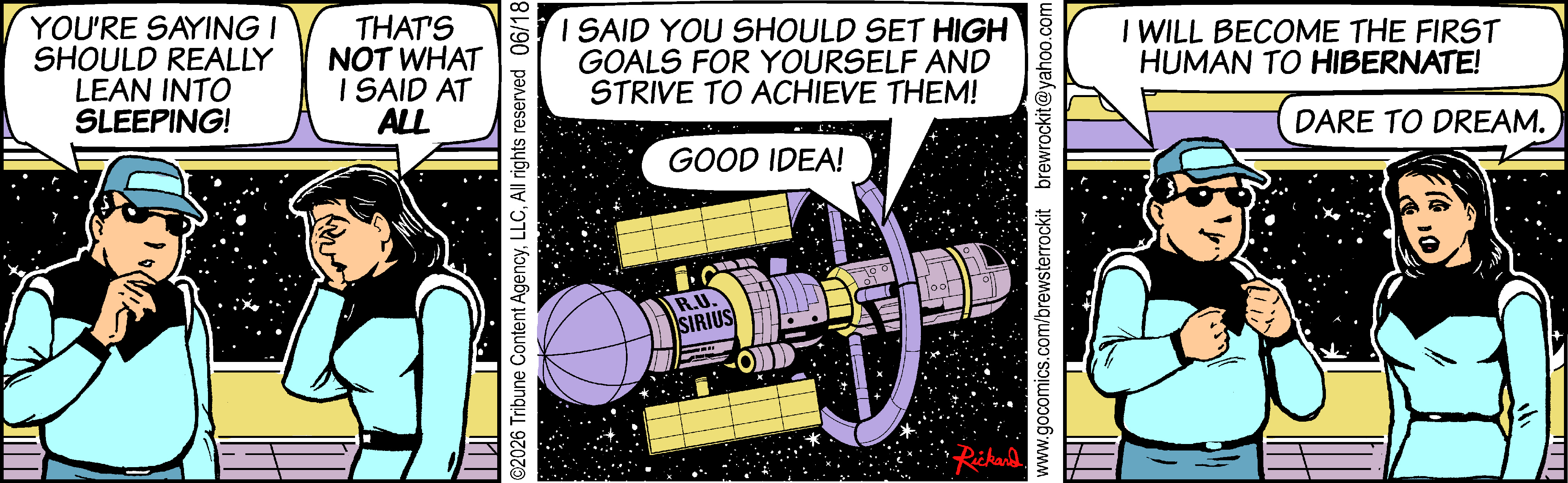 Brewster Rockit by Tim Rickard