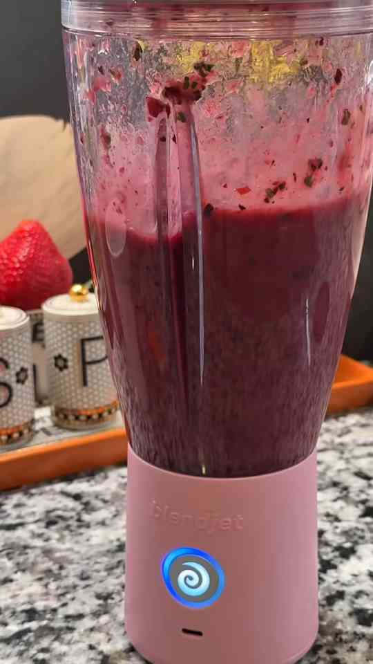 Açaí cherry smoothie perfect for busy mornings