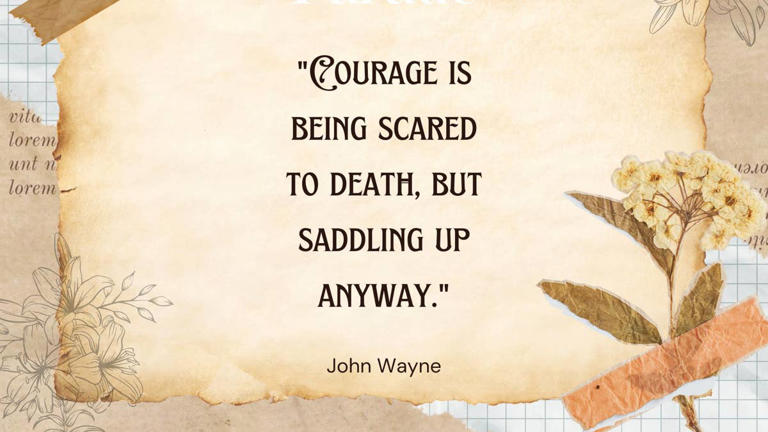 John Wayne's inspiring quote on courage amid his cancer battle