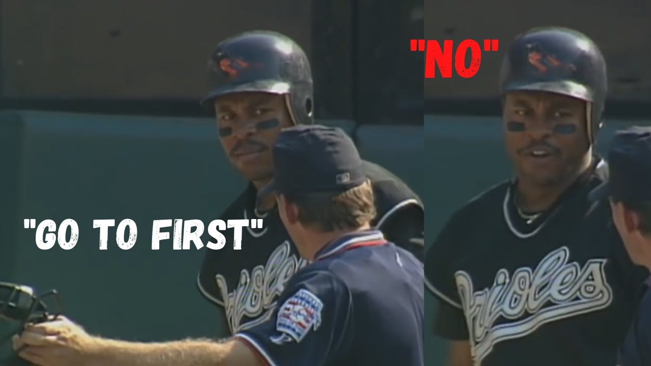MLB player gets hit by pitch, then refuses to go to first base