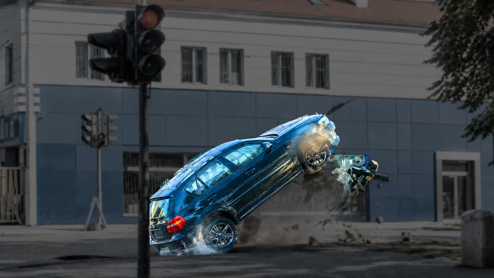 Crash caught on camera
