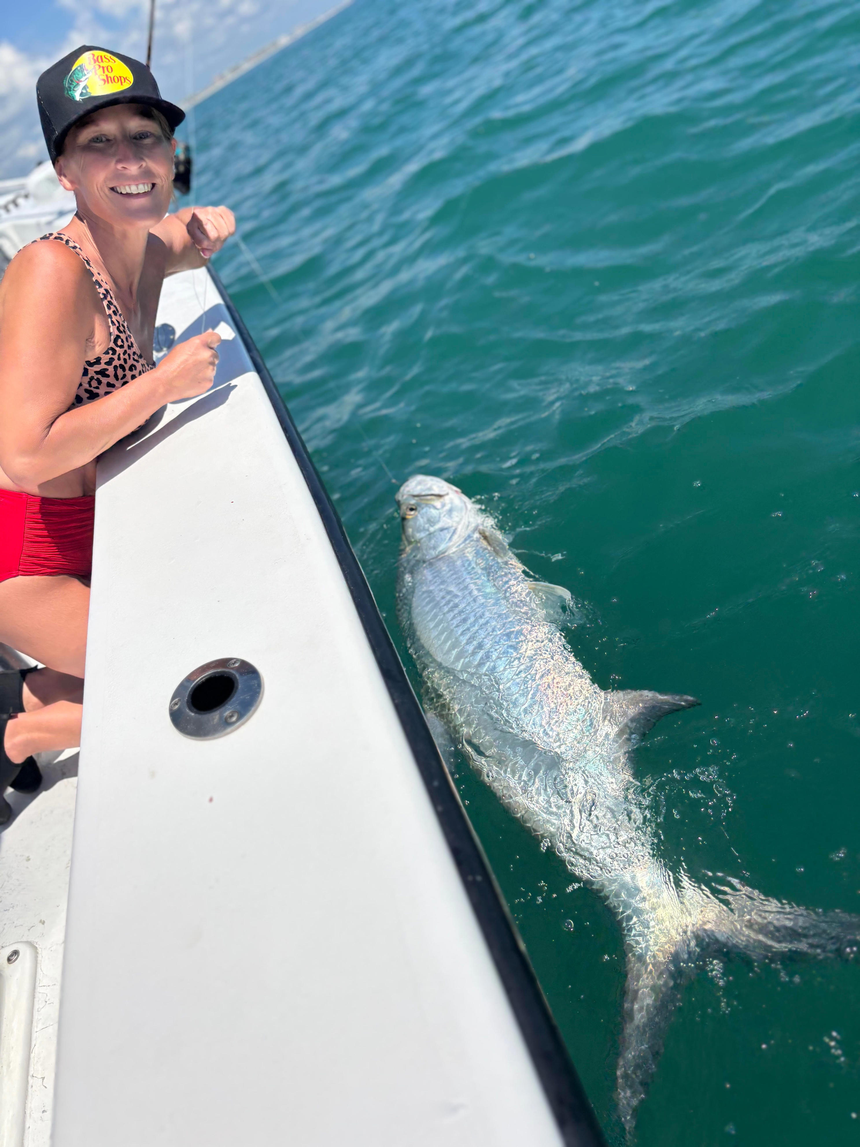 Summertime is tarpon time in our local fishing holes, but buckle up