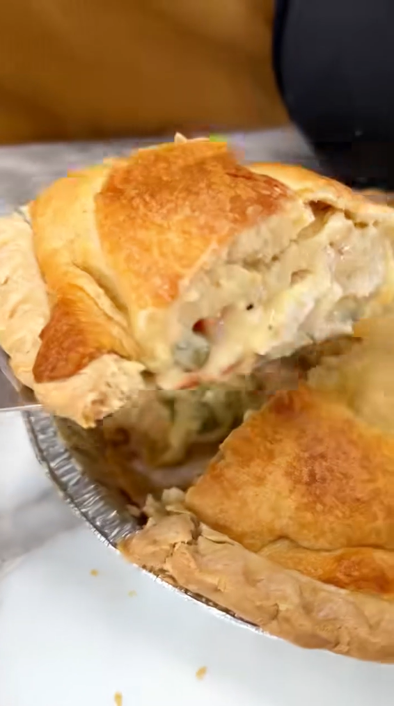 Easy chicken pot pie with store bought ingredients