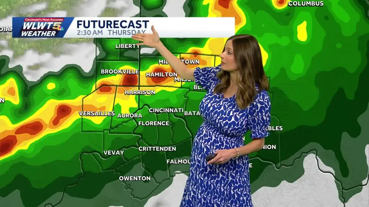 Heavy rain & damaging winds possible in Cincinnati mid-week