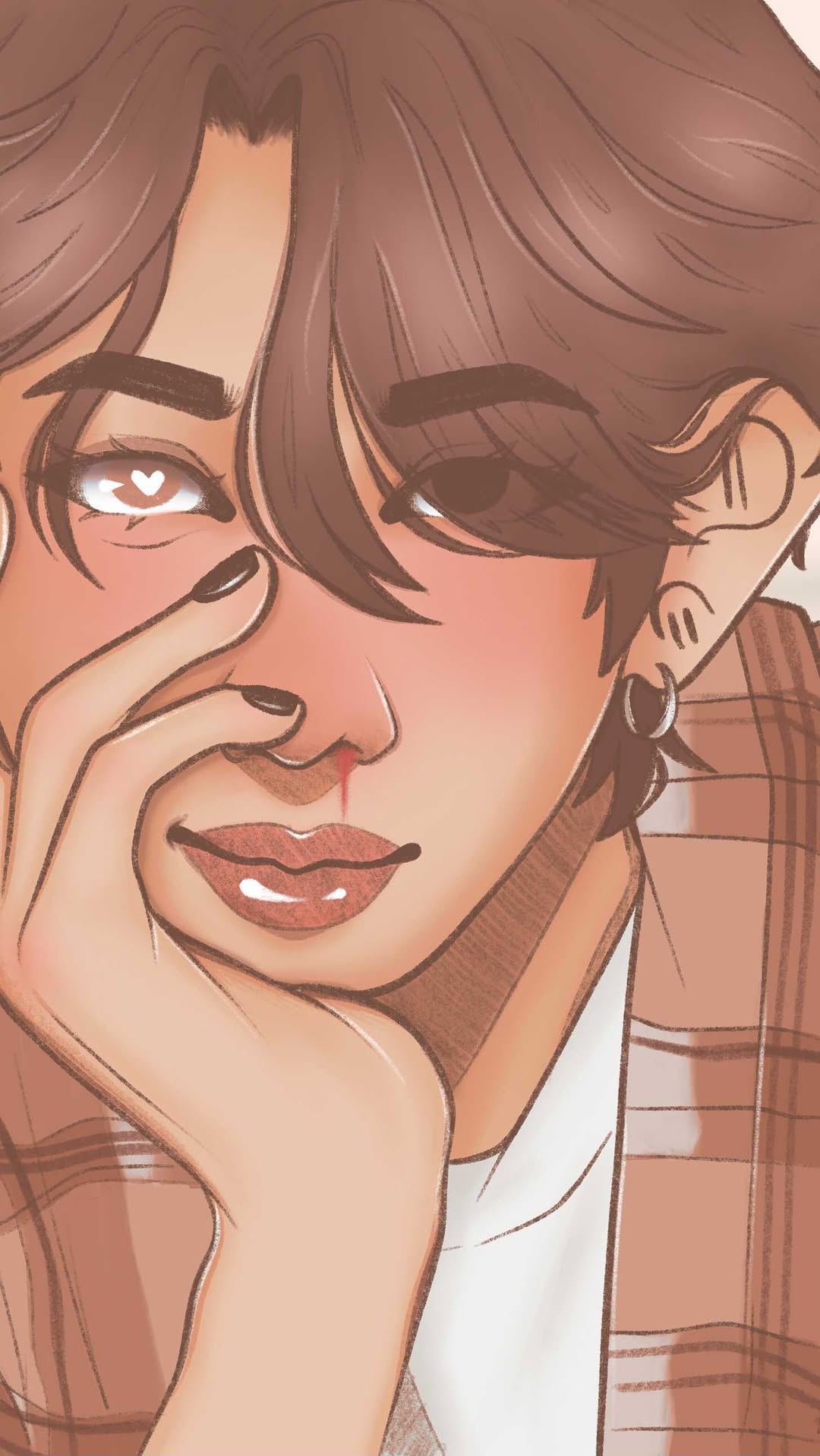 Namjoon inspired warm digital art reels