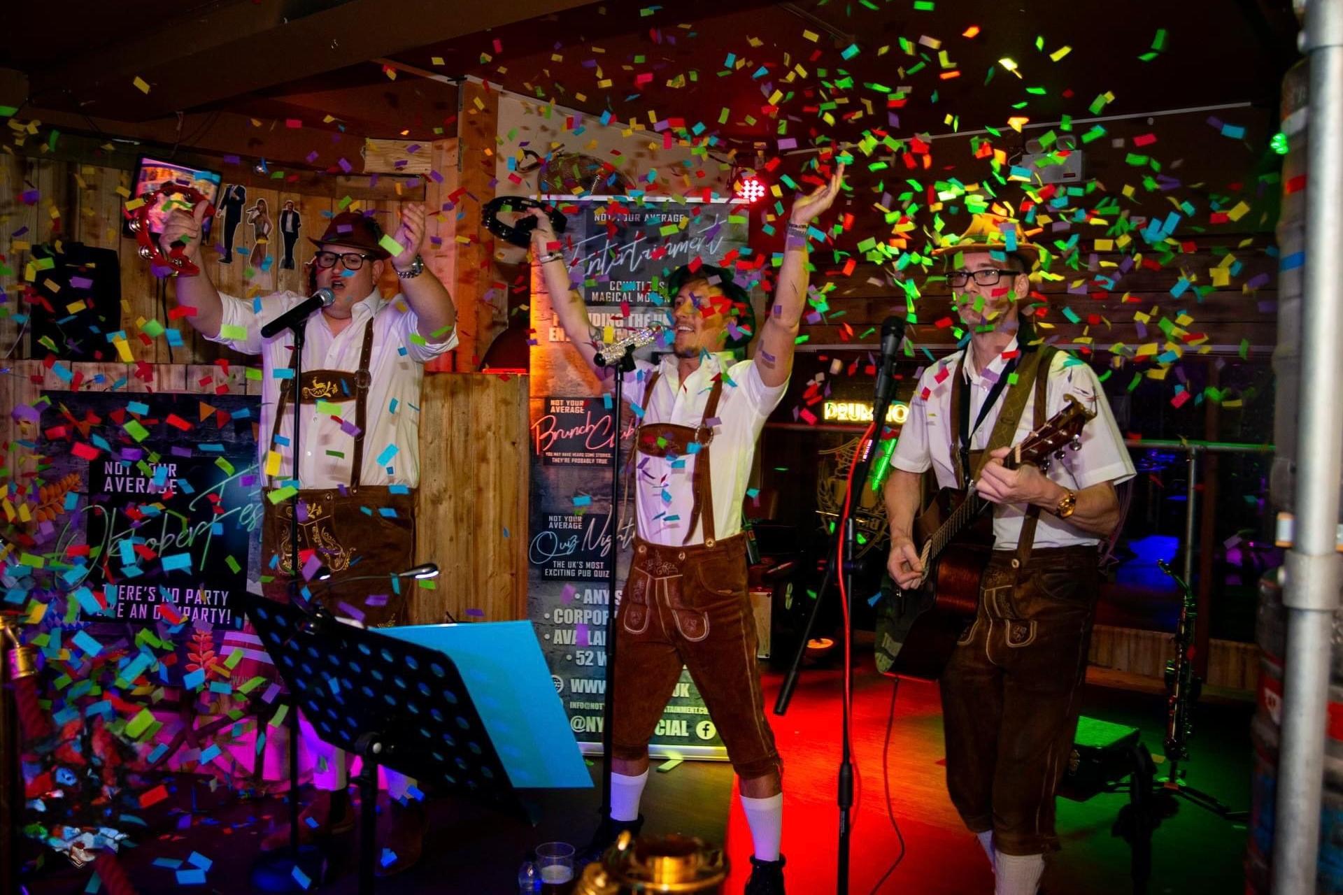 Giant steins, live oompah bands, food and lederhosen expected at ...