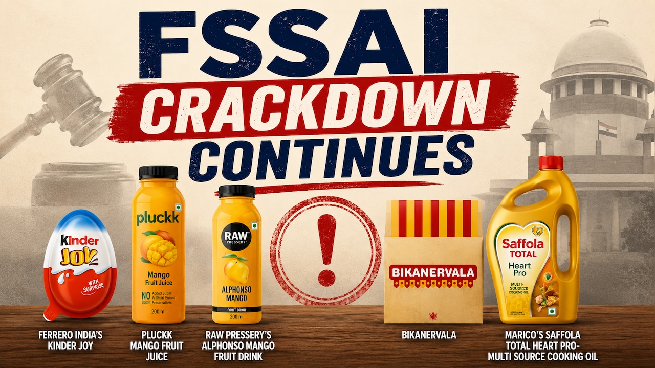 Food regulator continues crackdown, issues notices to Saffola, Kinder ...