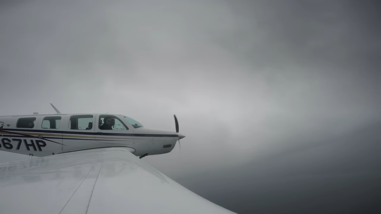 Watch a pilot fly into the most restricted airspace in the United States