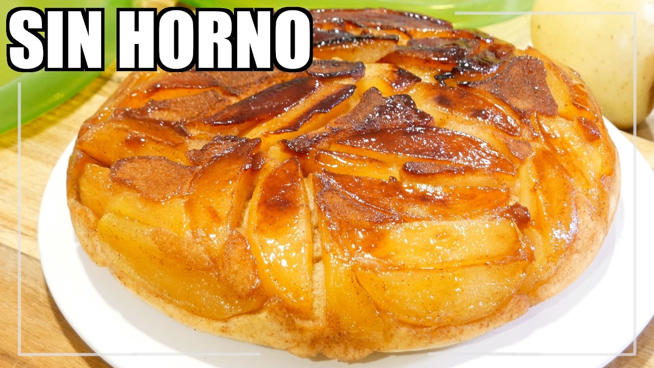 La tarta de manzana en sartén más fácil y sabrosa