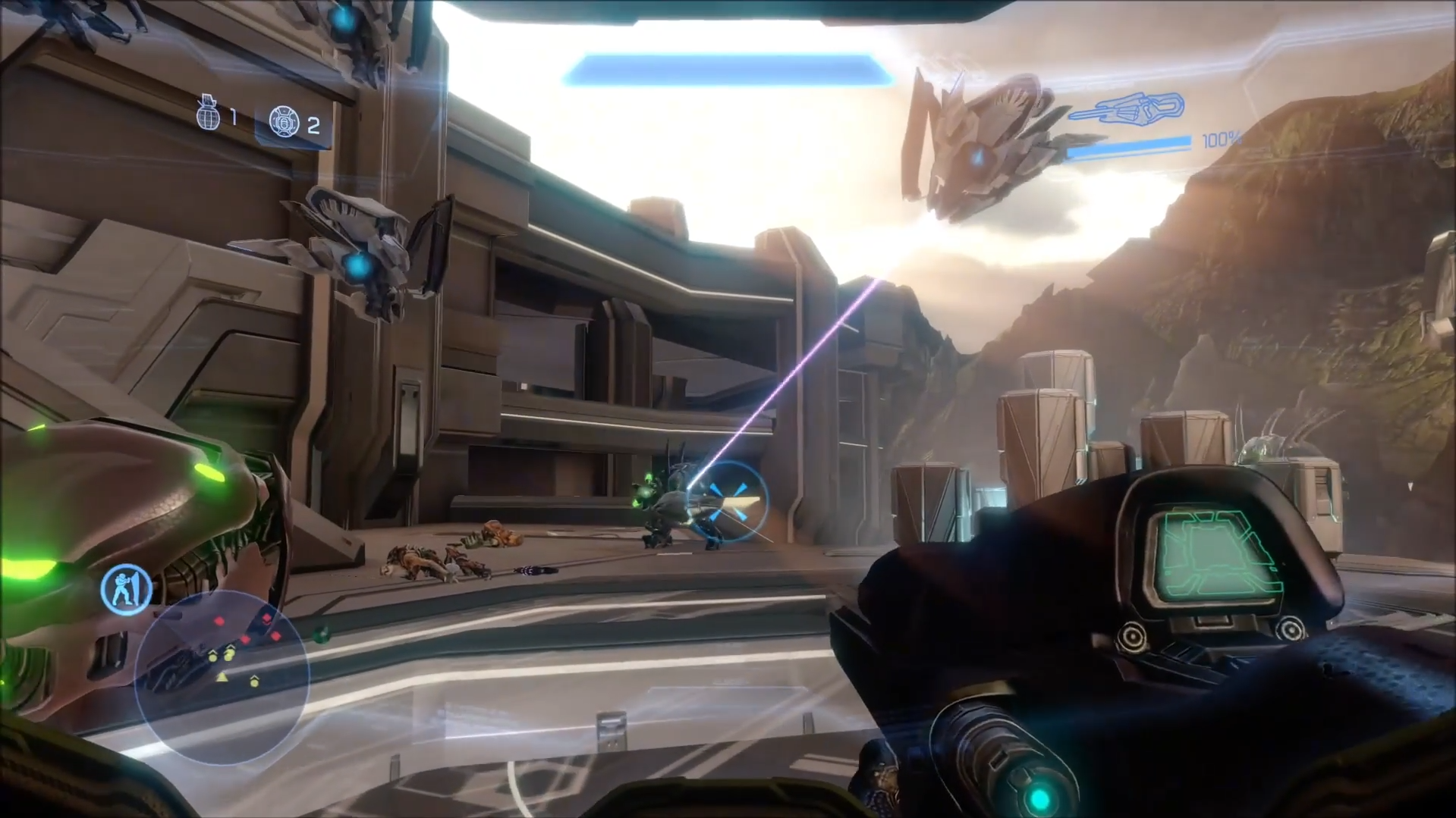 Which Halo game has the best sentinel beam