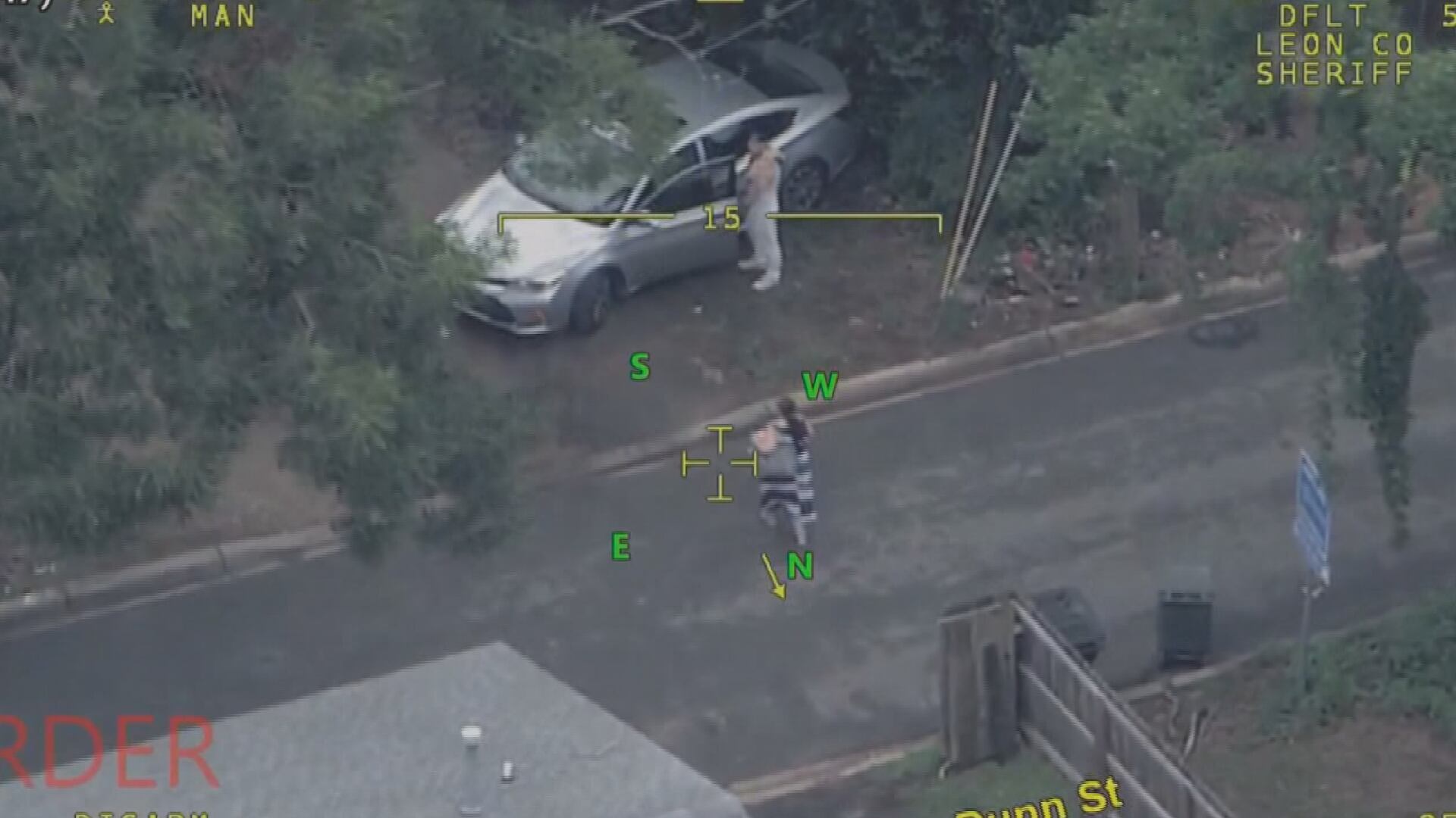 Helicopter footage captures Tallahassee car chase, police still ...