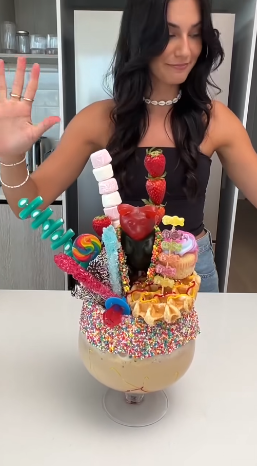 I make this sundae for everyone’s birthday, easy party dessert