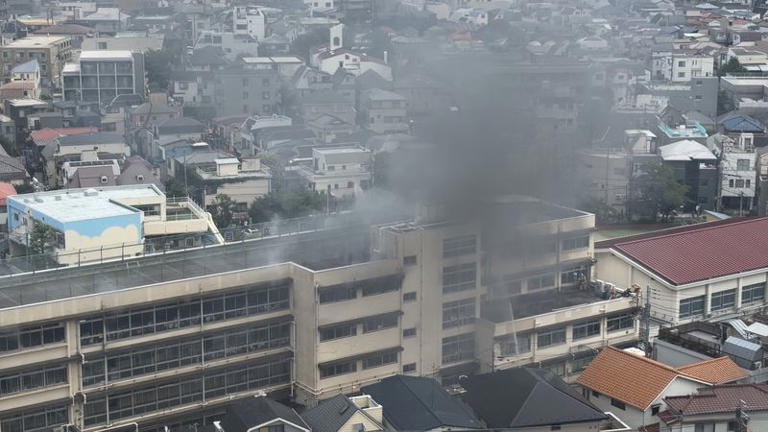 Tokyo primary school evacuated after fire breaks out, media report