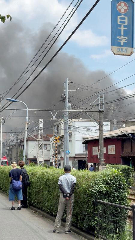 Tokyo primary school evacuated after fire breaks out, media report