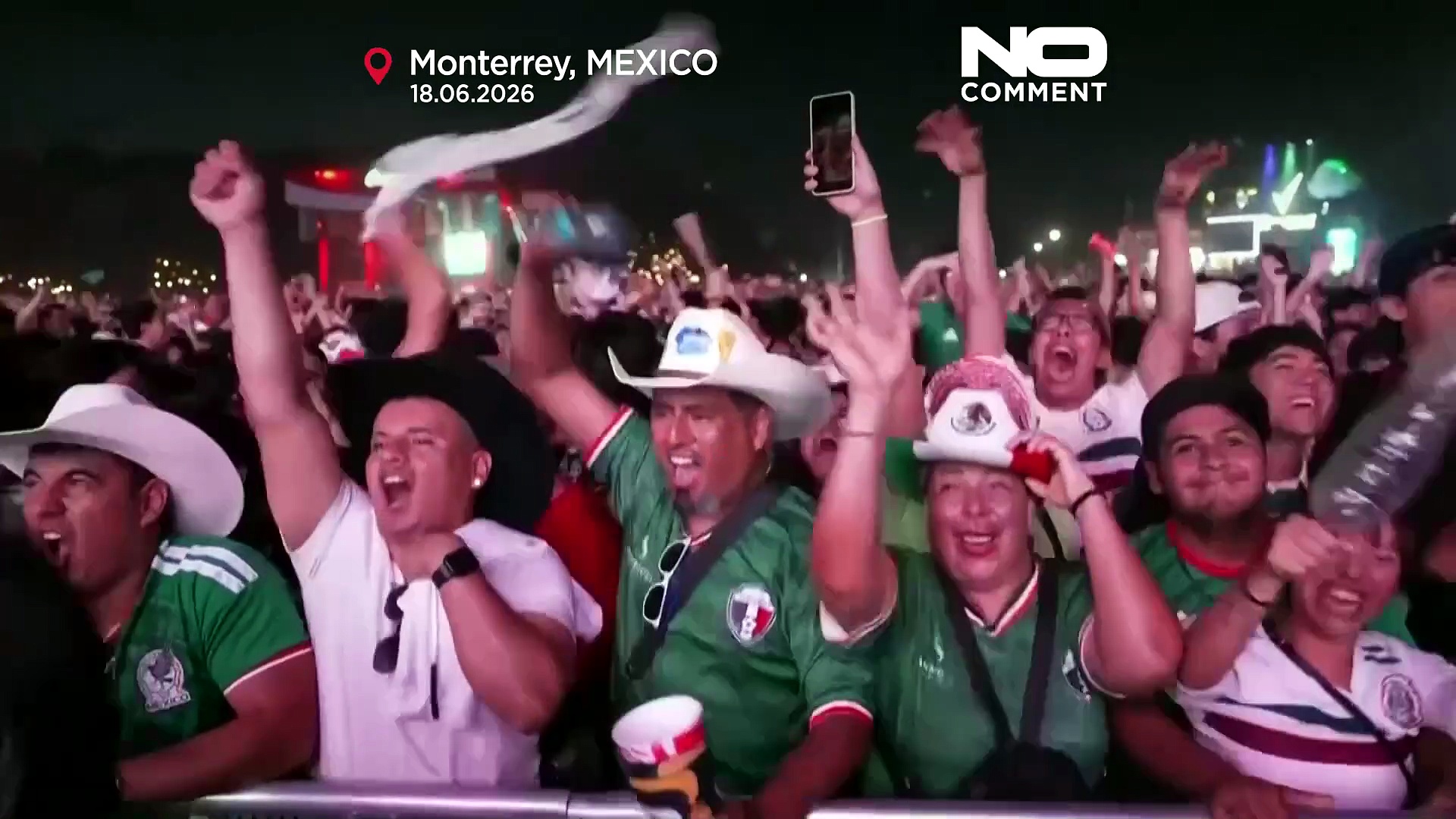 Celebrations as Mexico becomes first nation to reach World Cup knockout ...