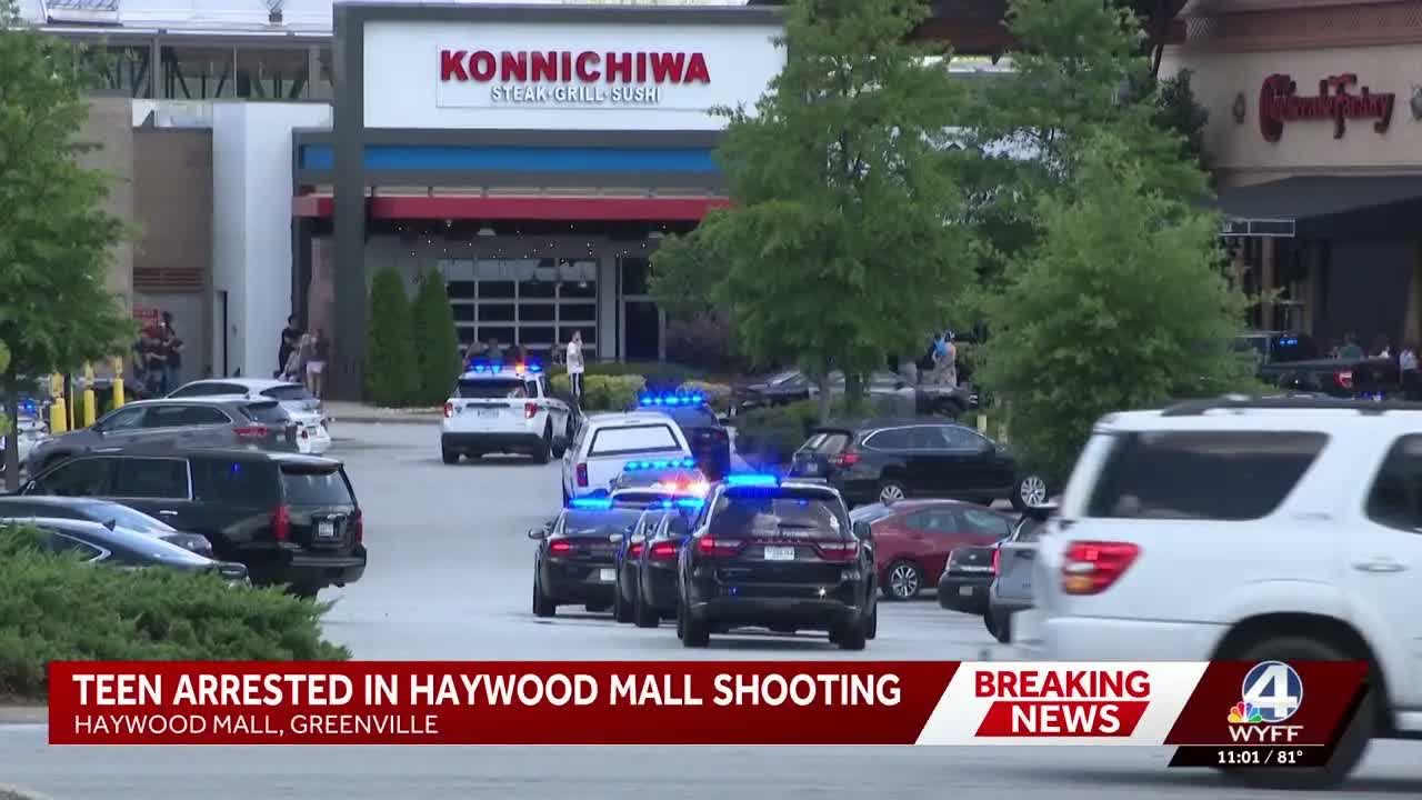 Teen arrested after Haywood Mall shooting leaves two injured