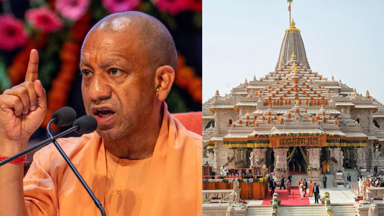 Those who fired bullets at karsevaks now give sermons: CM Yogi flags ...