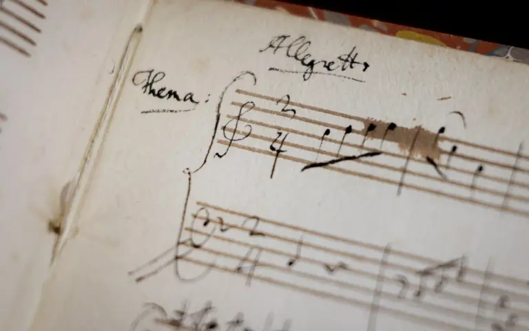 French curator unearths rare Mozart manuscript