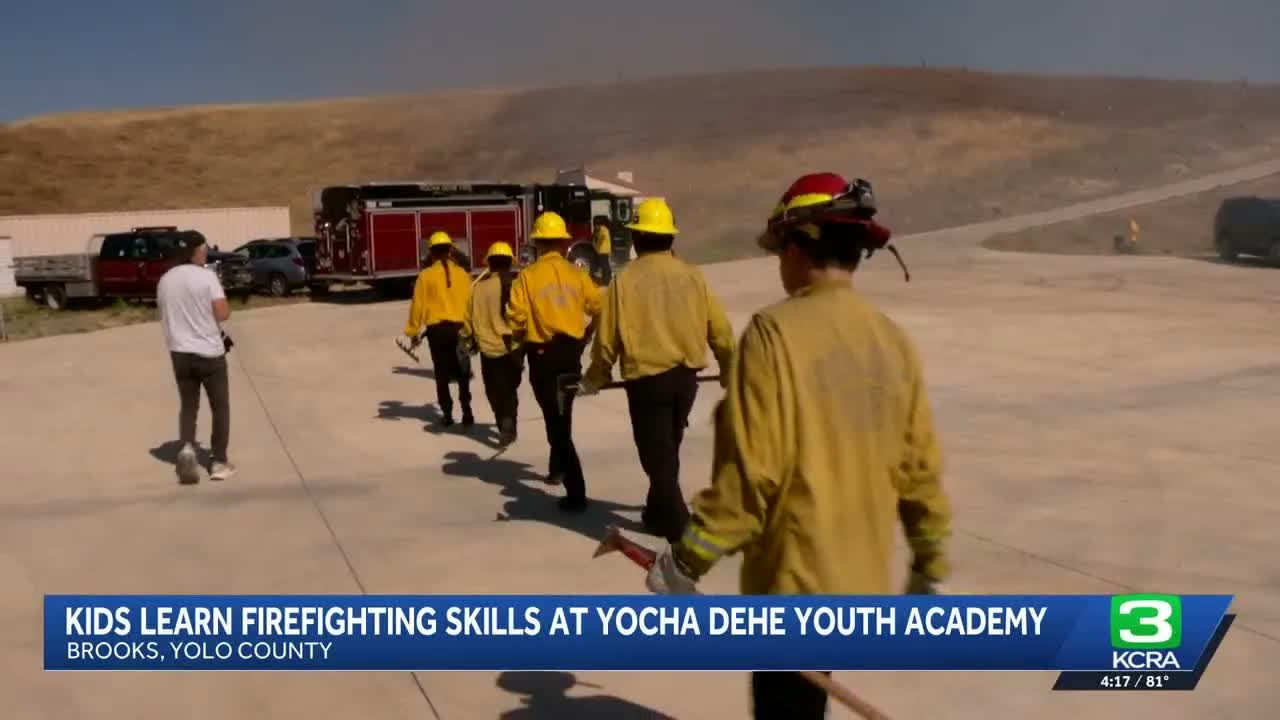 Yolo County kid cadets learn fire fighting and life skills at camp