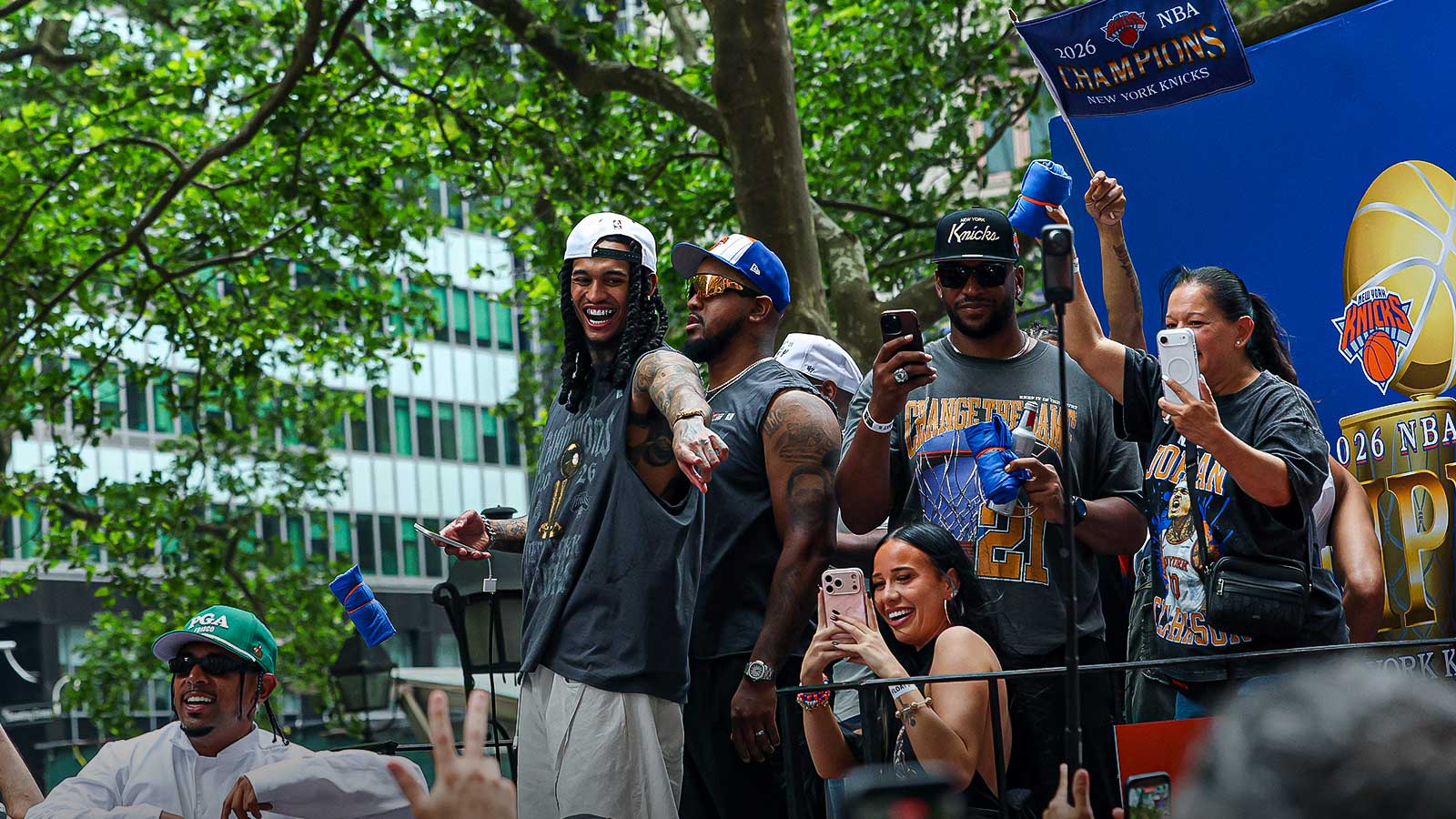 Knicks’ Jordan Clarkson gets Manny Pacquiao call after NBA Finals win