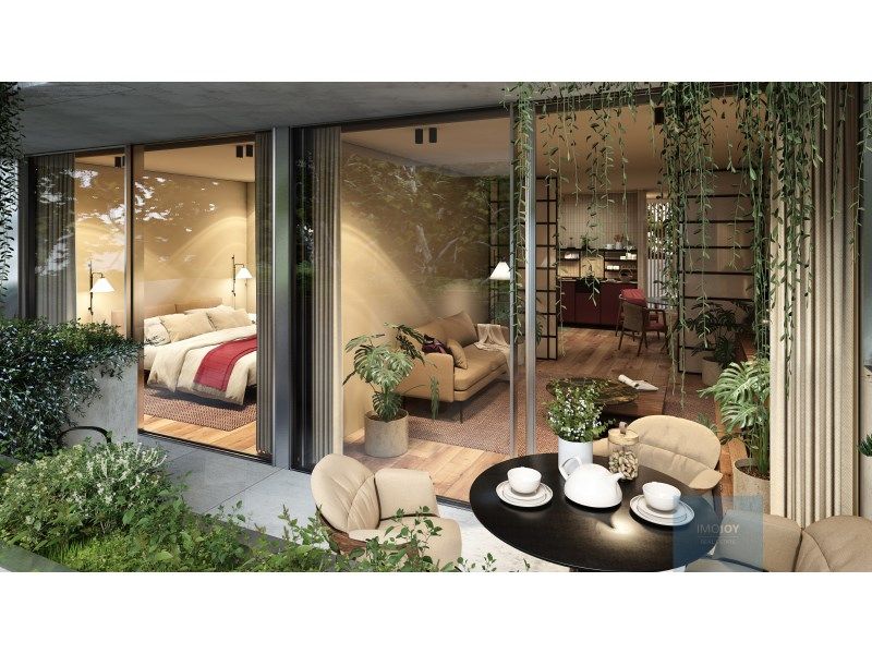 City apartments with private gardens for sale