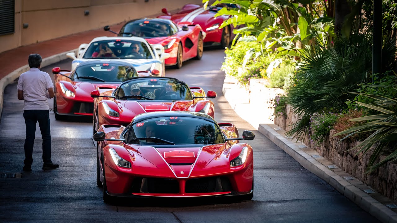 Monaco Ferrari heaven with LaFerrari Enzo and Monza