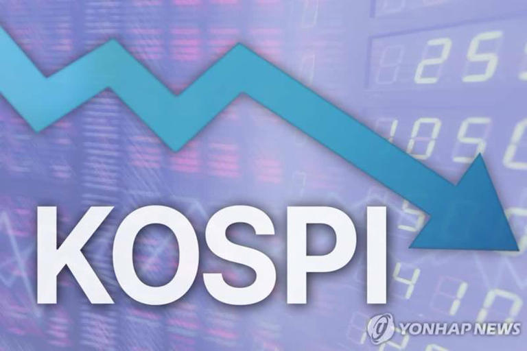 축구보고 왔더니 파란불…코스피, 9000 아래로