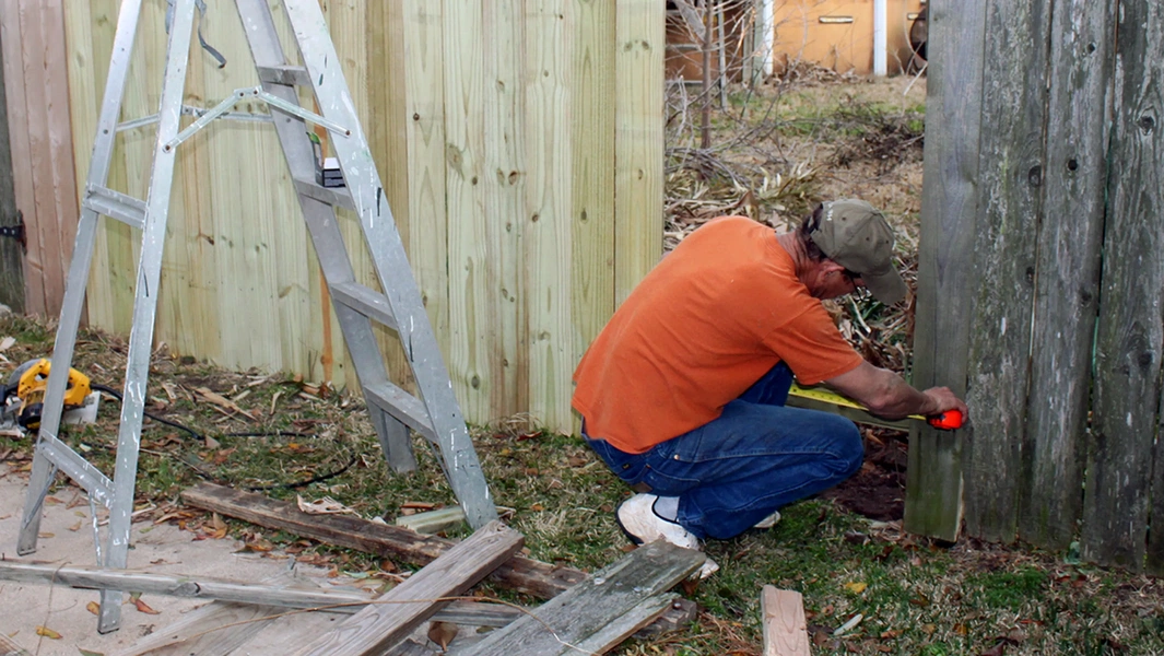 Fence maintenance and repair for long-term durability