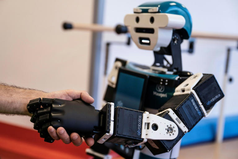 'Alter-ego': An Italian hospital's little robot carer