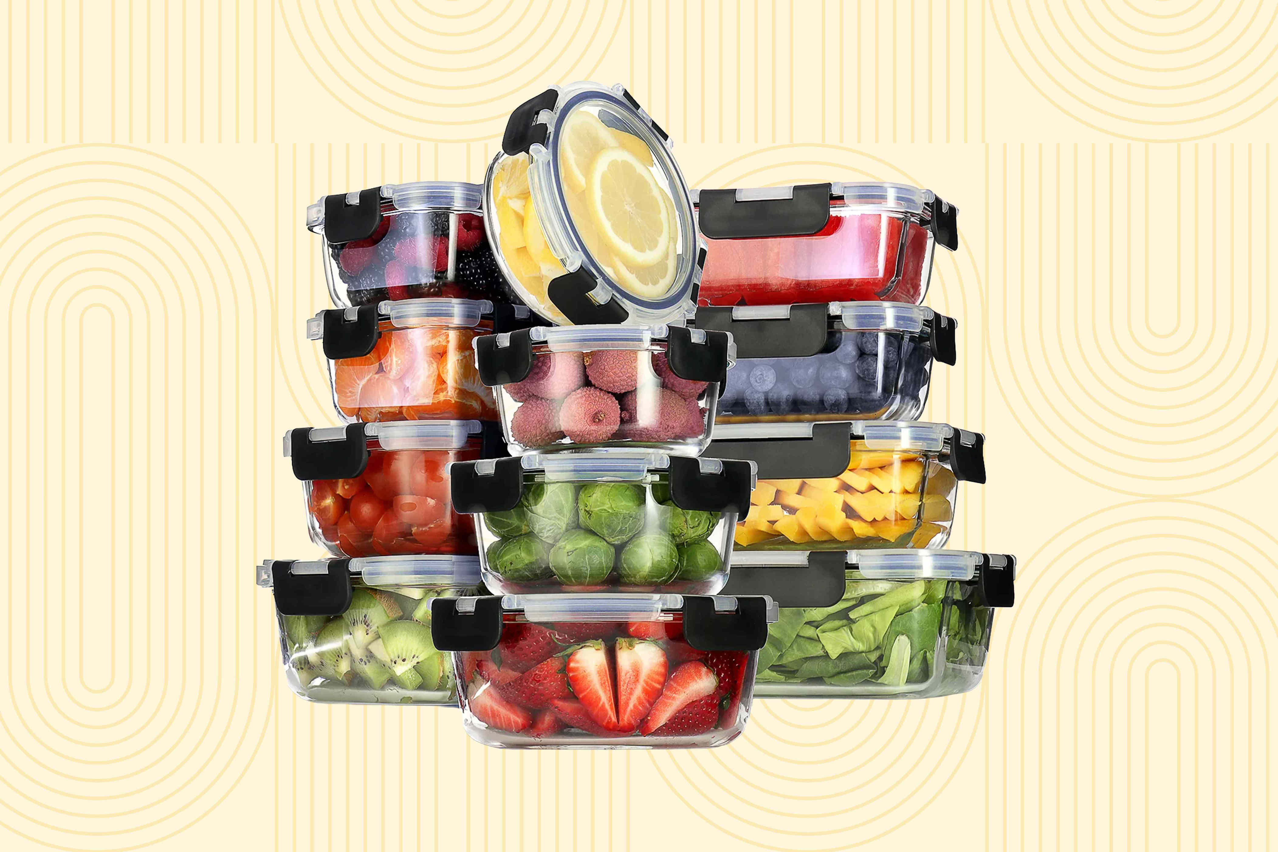 Ditch the plastic for good with this 24-piece nontoxic glass food ...