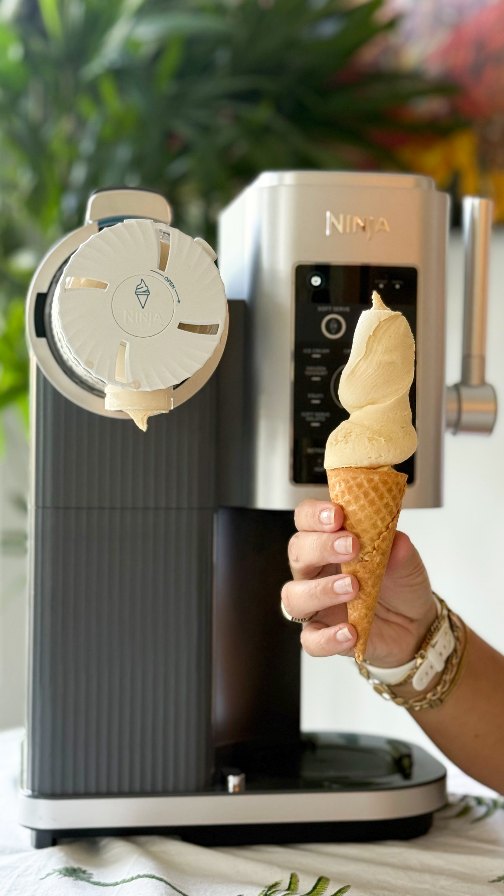 Sweet corn swirl soft serve that brings back childhood memories