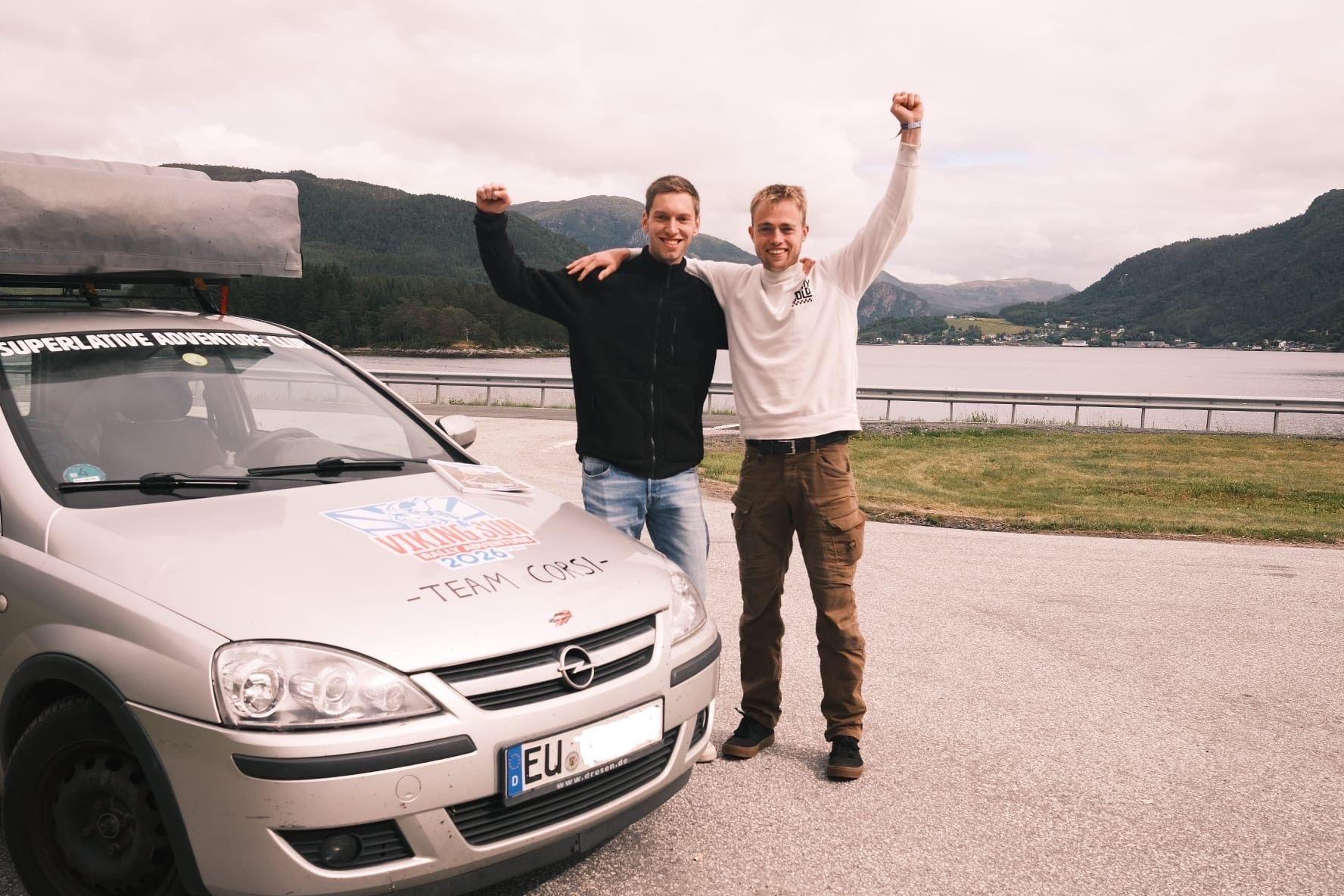 Viking Sun: Zülpicher Rallye-Team fährt mit altem Opel Corsa durch ...