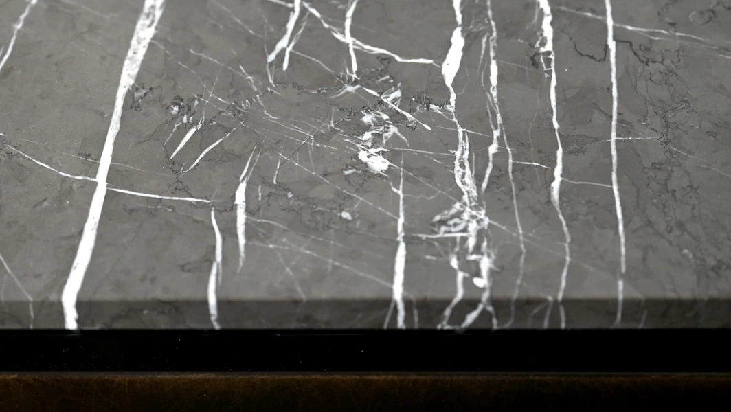 Designers embrace bold, richly veined marble for 2026 kitchens