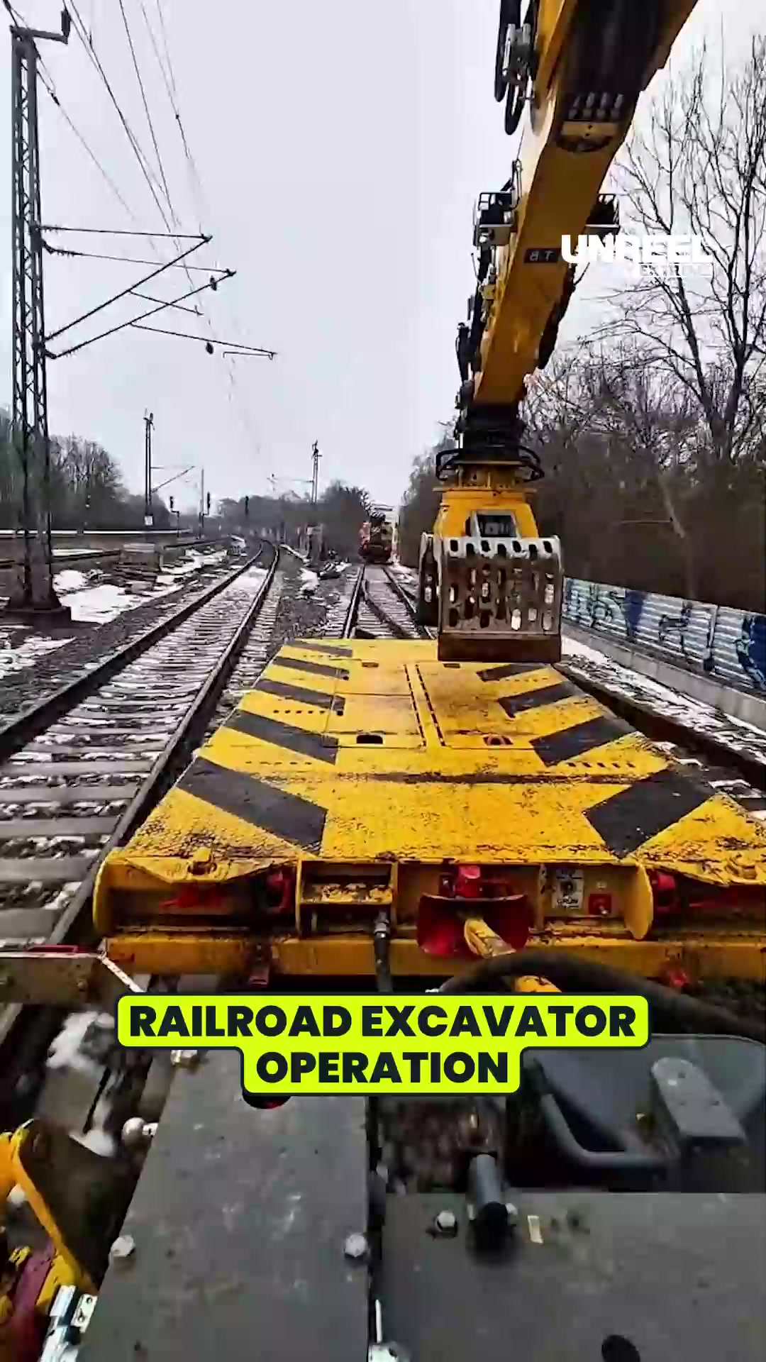 Inside railroad excavator operations: Precision track construction with ...