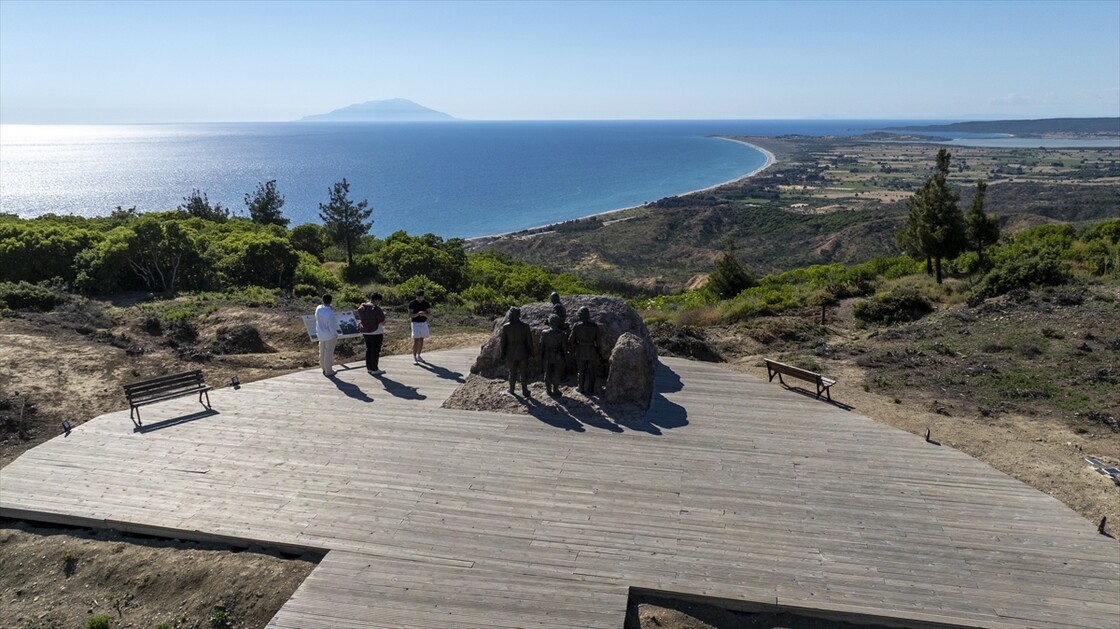 Çanakkale'nin tarihi ve simge noktaları, FPV dronla görüntülendi