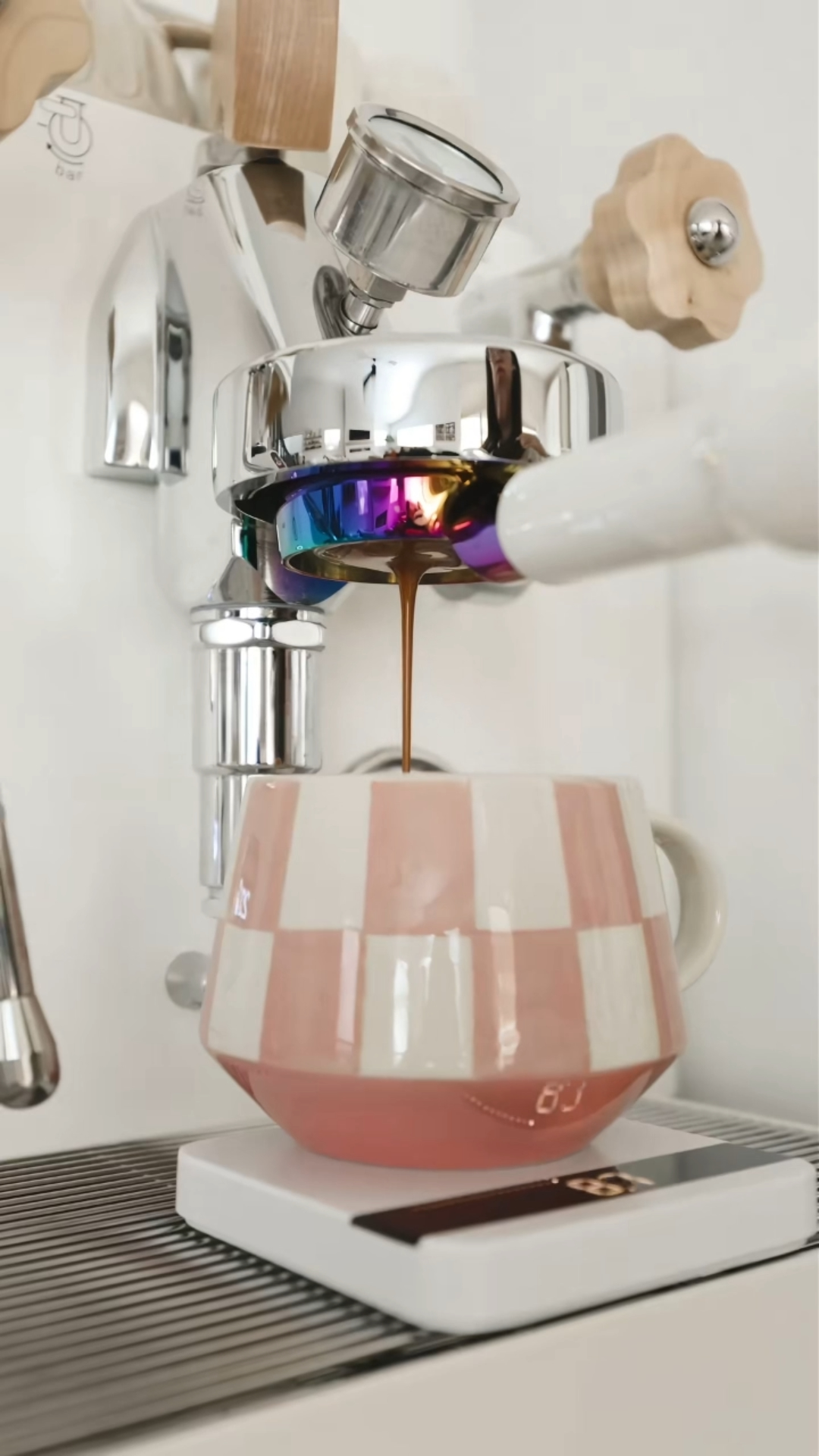Coffee and chocolate combo homemade drink and treat moment