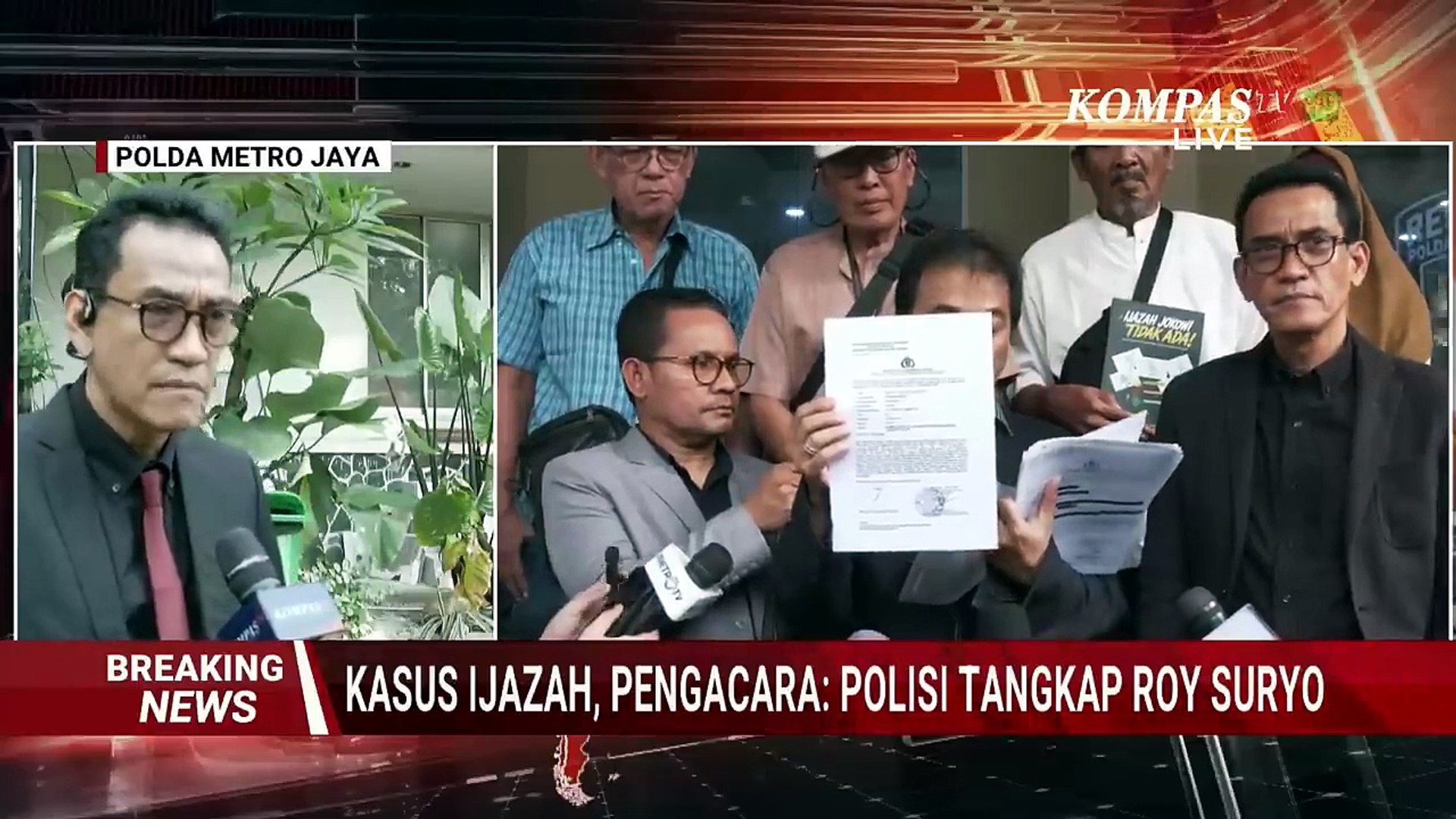Ekspresi Tifa ditangkap Polda Metro Jaya terkait kasus ijazah Jokowi ...