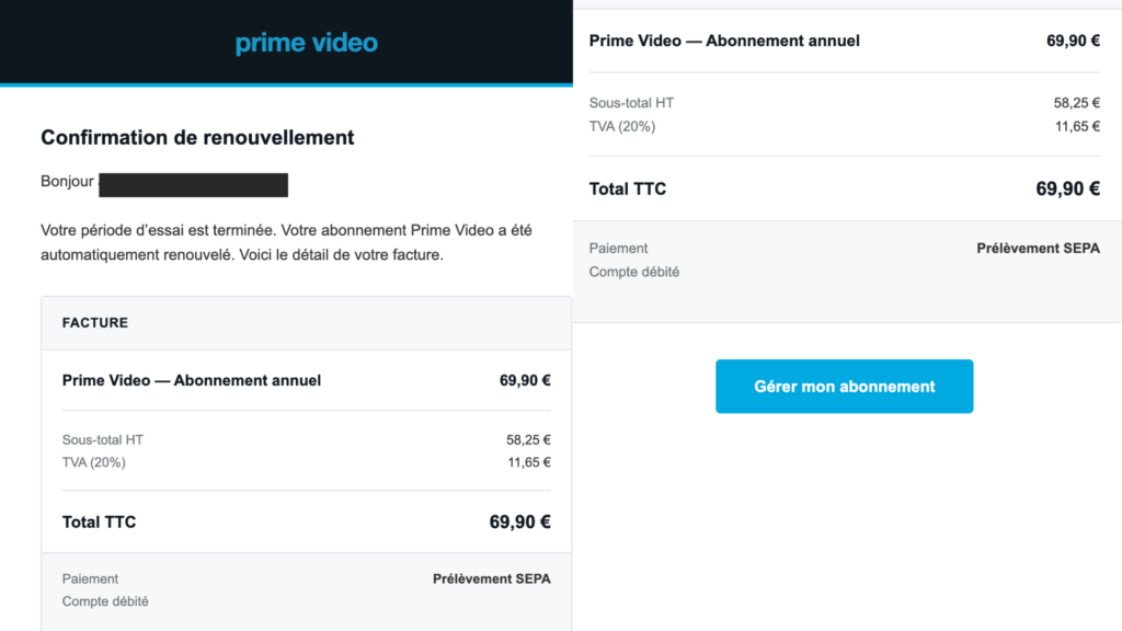 « Votre période de test est terminée » : on a reçu la fausse facture de ...