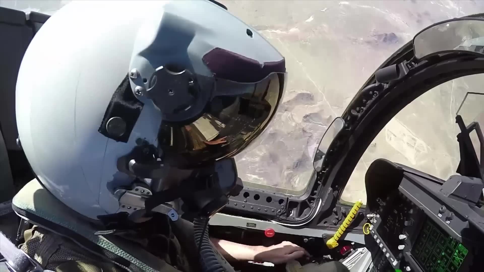 Drone swarm targets carrier-based fighter