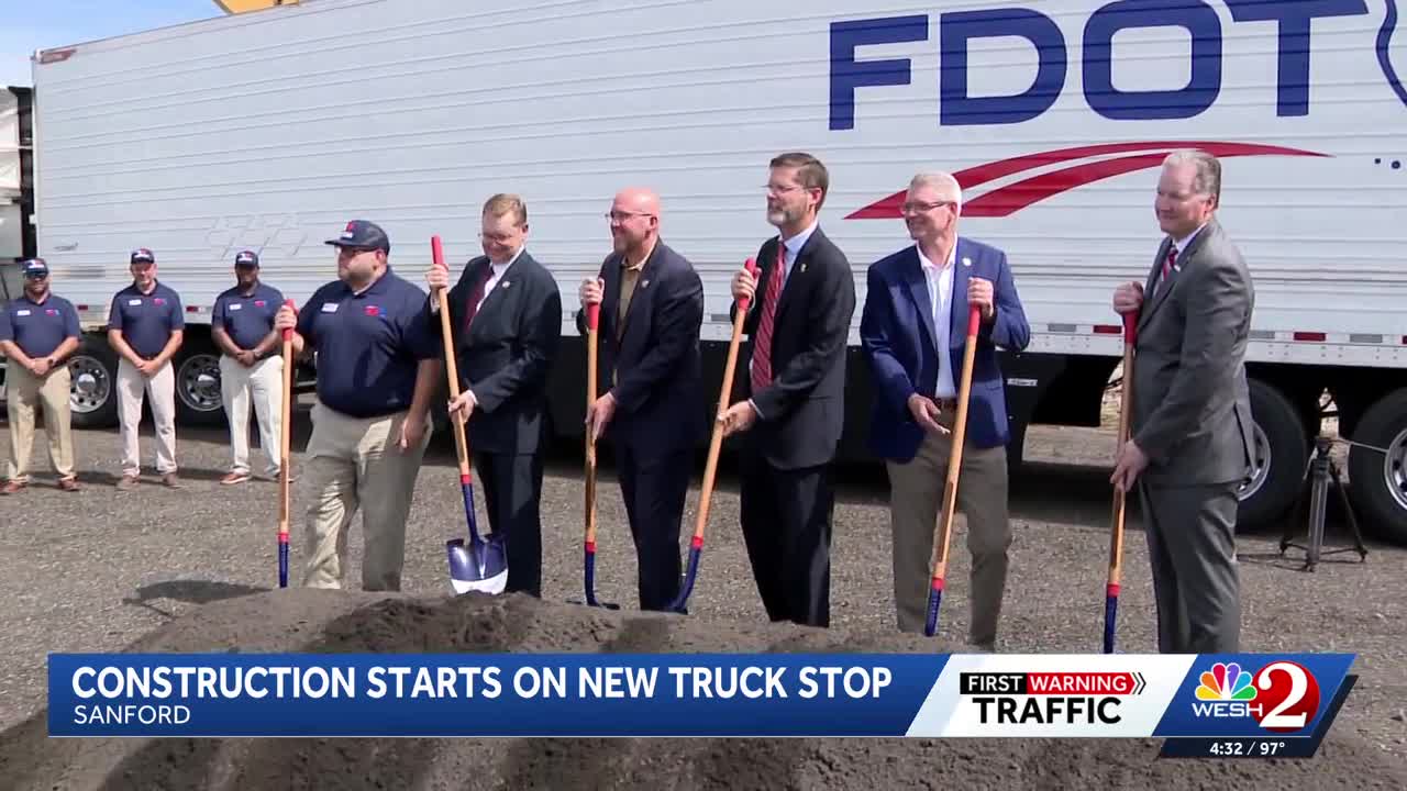 Work starts on new I-4 truck stop in Sanford