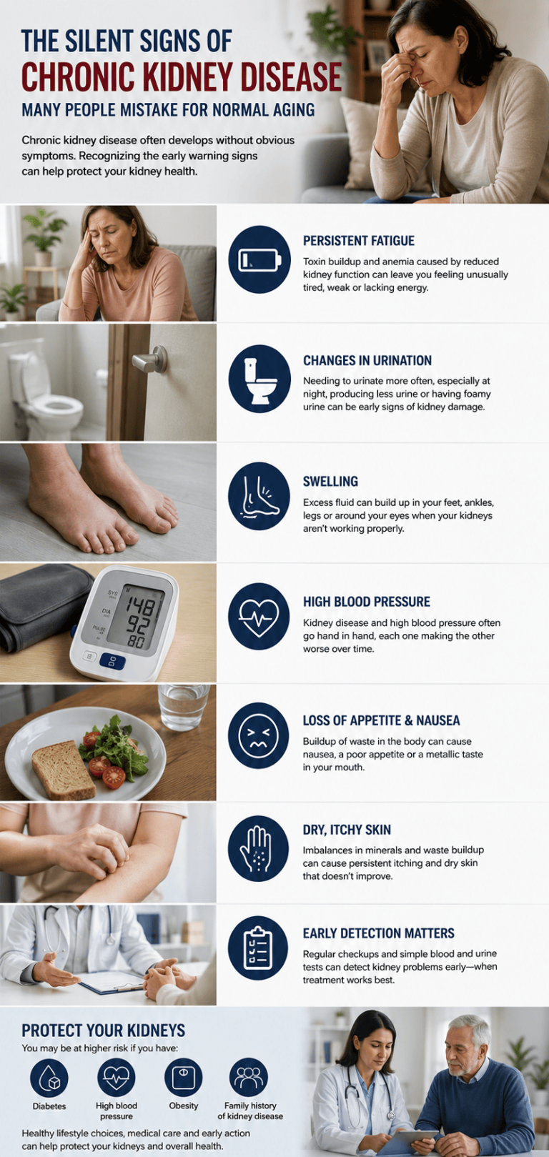 The silent signs of chronic kidney disease many people mistake for ...