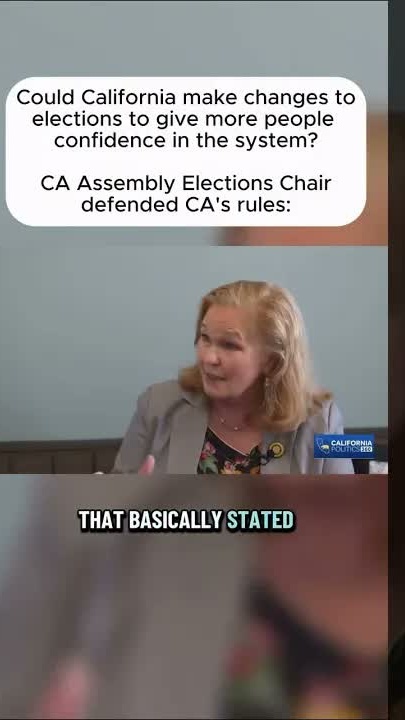 California elections chair addresses confidence in voting system