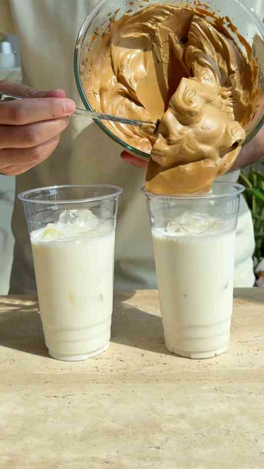 A no sugar whipped coffee experiment